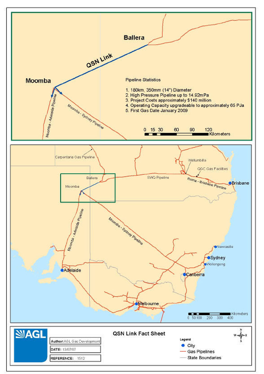 Pipeline link for QLD, SA and NSW - Energy Today